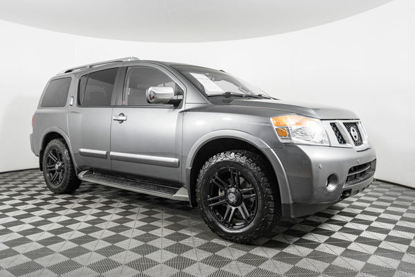 Lifted Nissan Armada White