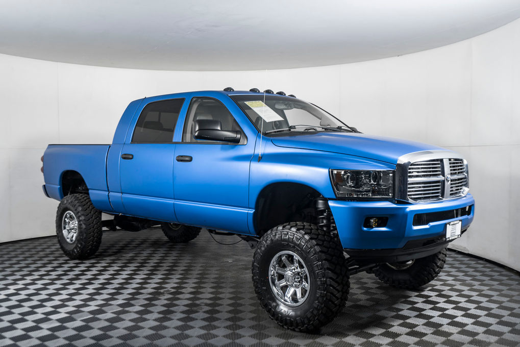 Light Blue 2007 Dodge Ram Cummins